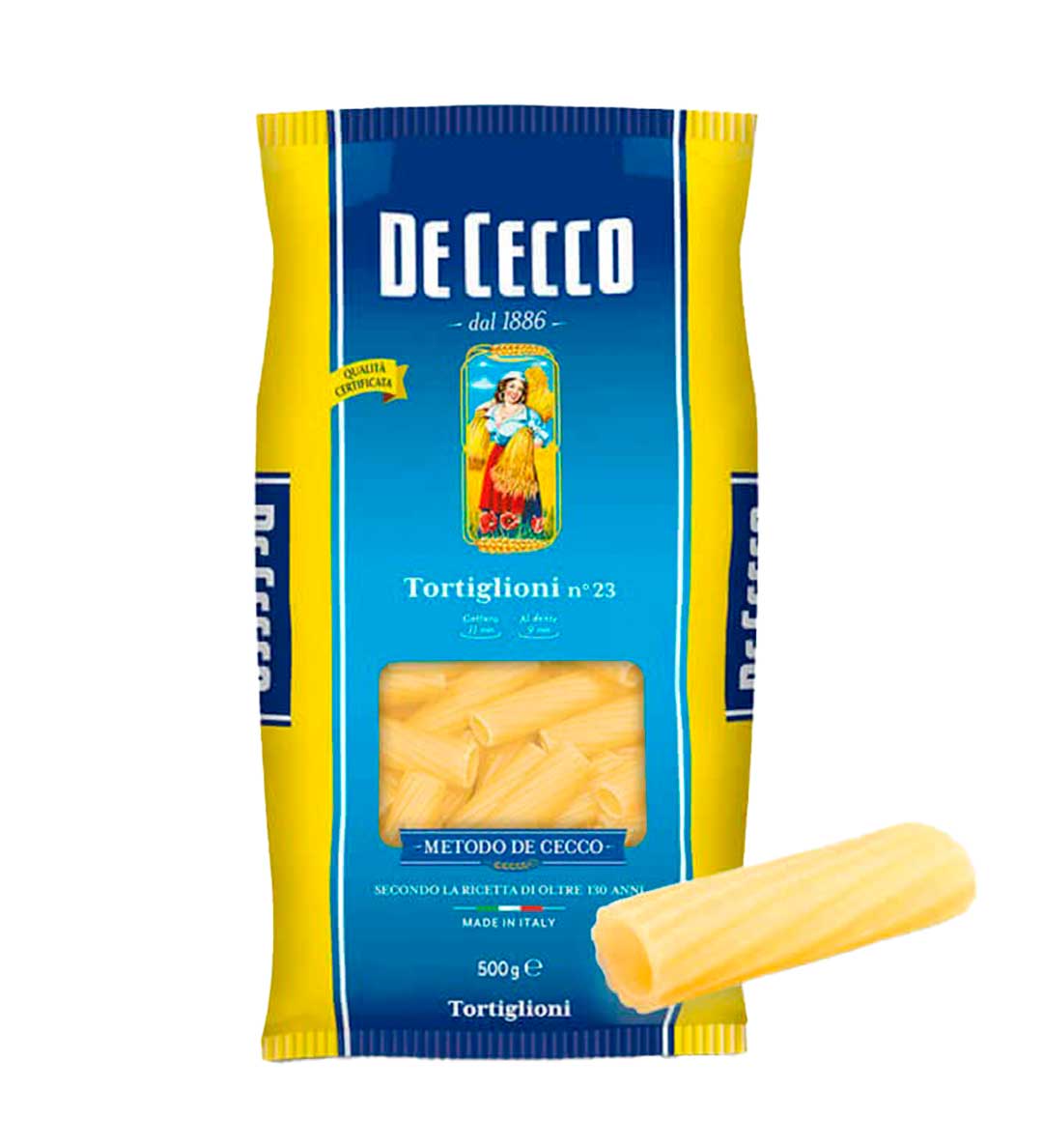 De Cecco Tortiglioni 1 kg: Robuste Pasta für herzhaftes Essen – Mitte ...