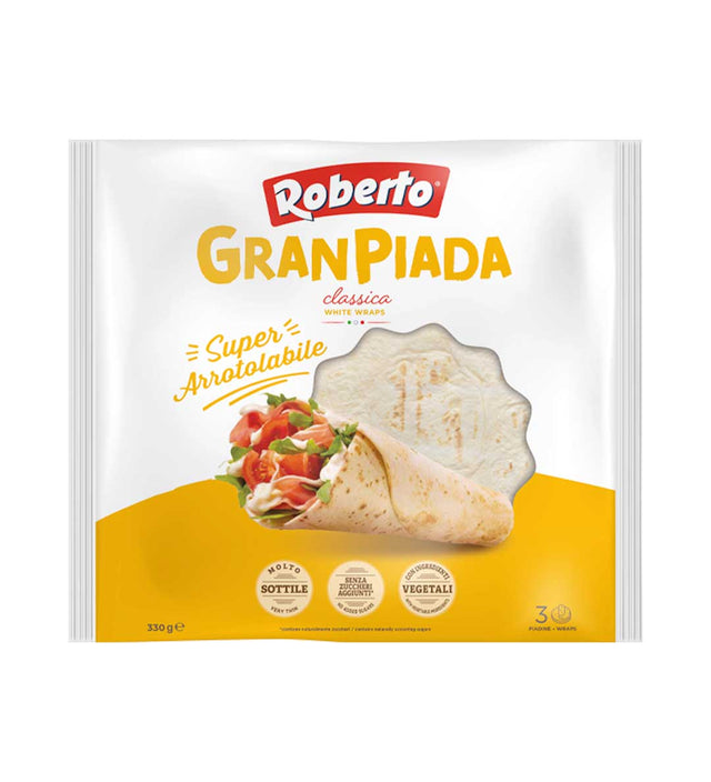 Roberto Piadina Classica Gran piada - Fladenbrot 330g – Mitte Meer ...